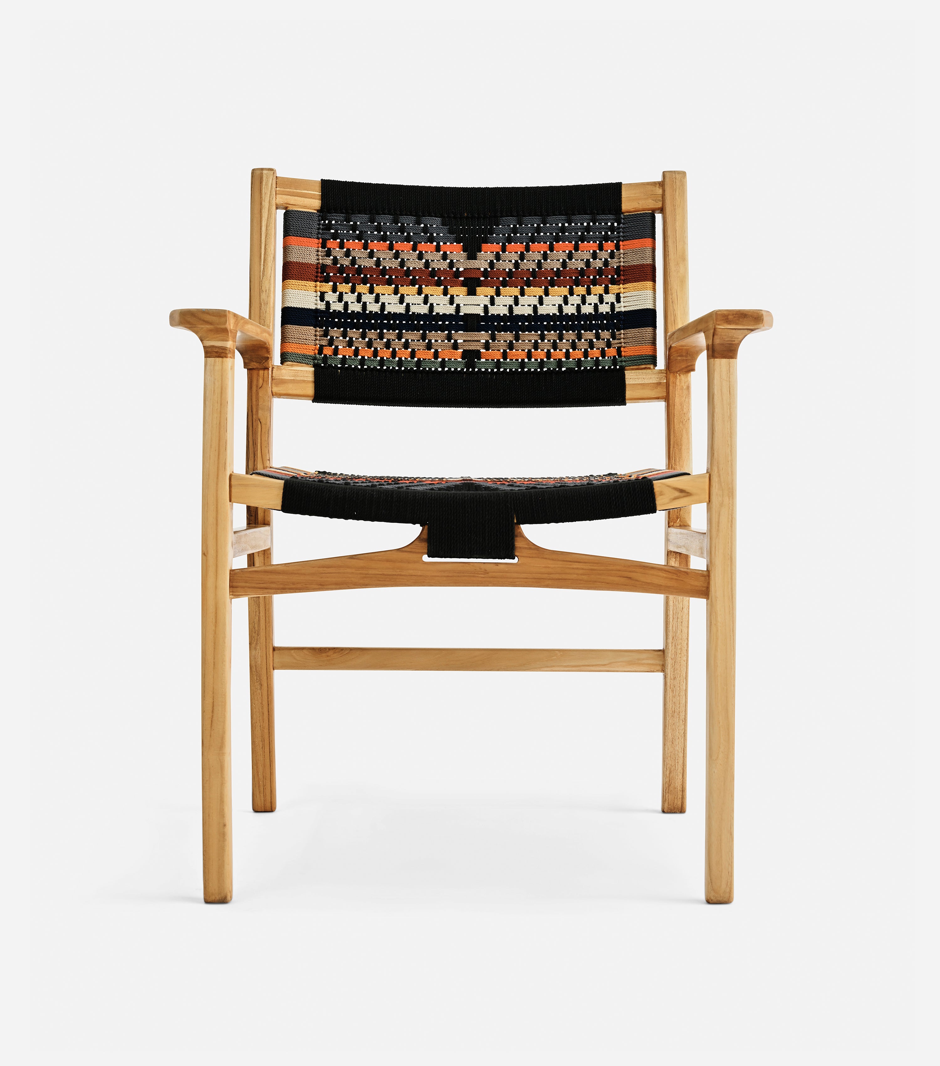 Chontales Dining Chair with Armrest Woven San Geronimo Cord | Forever ...