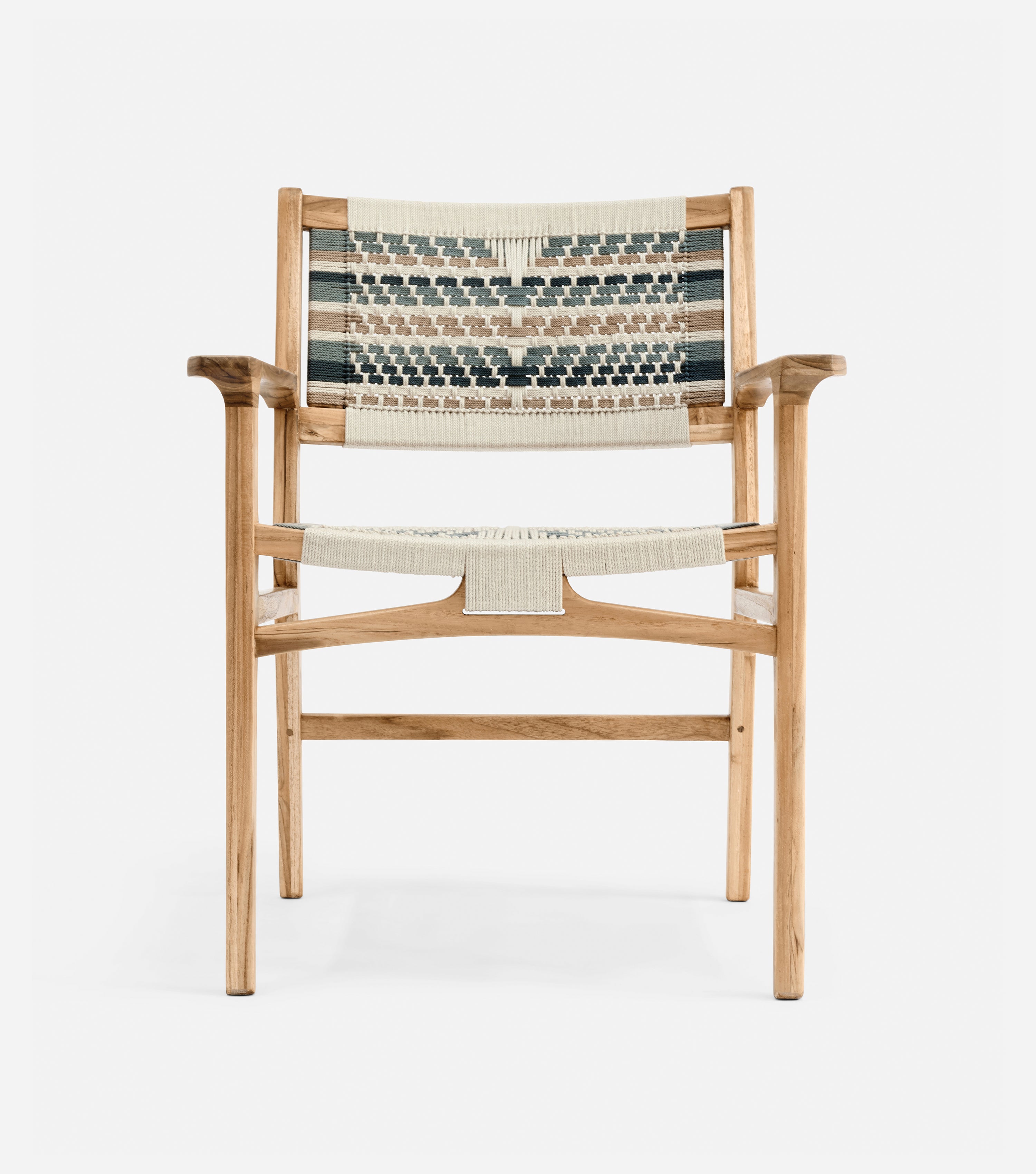Chontales Dining Chair with Armrest Woven Serena Cord | Forever ...
