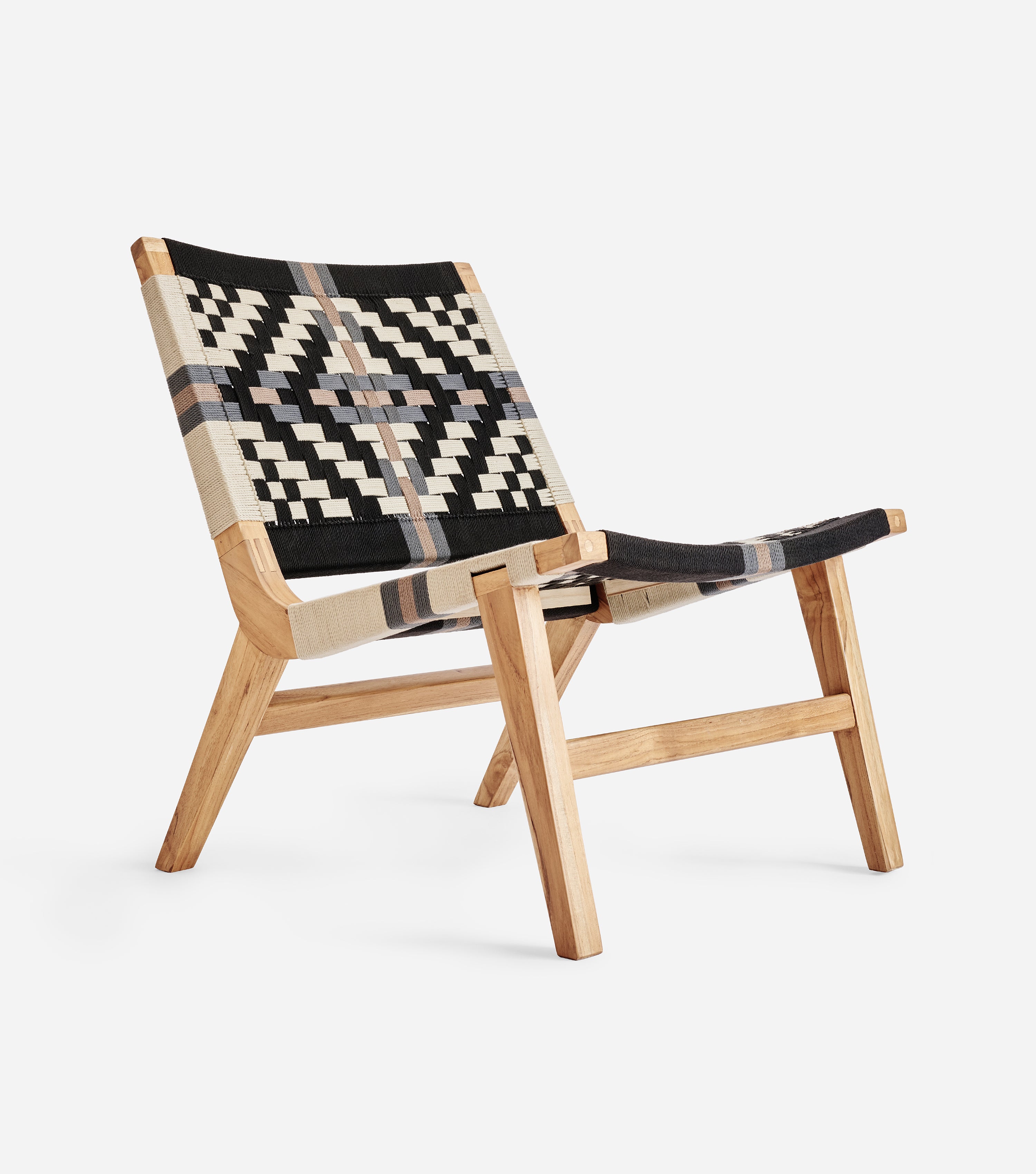 Casares Lounge Chair Woven Colonial Cord | Forever Furniture by MasayaCo