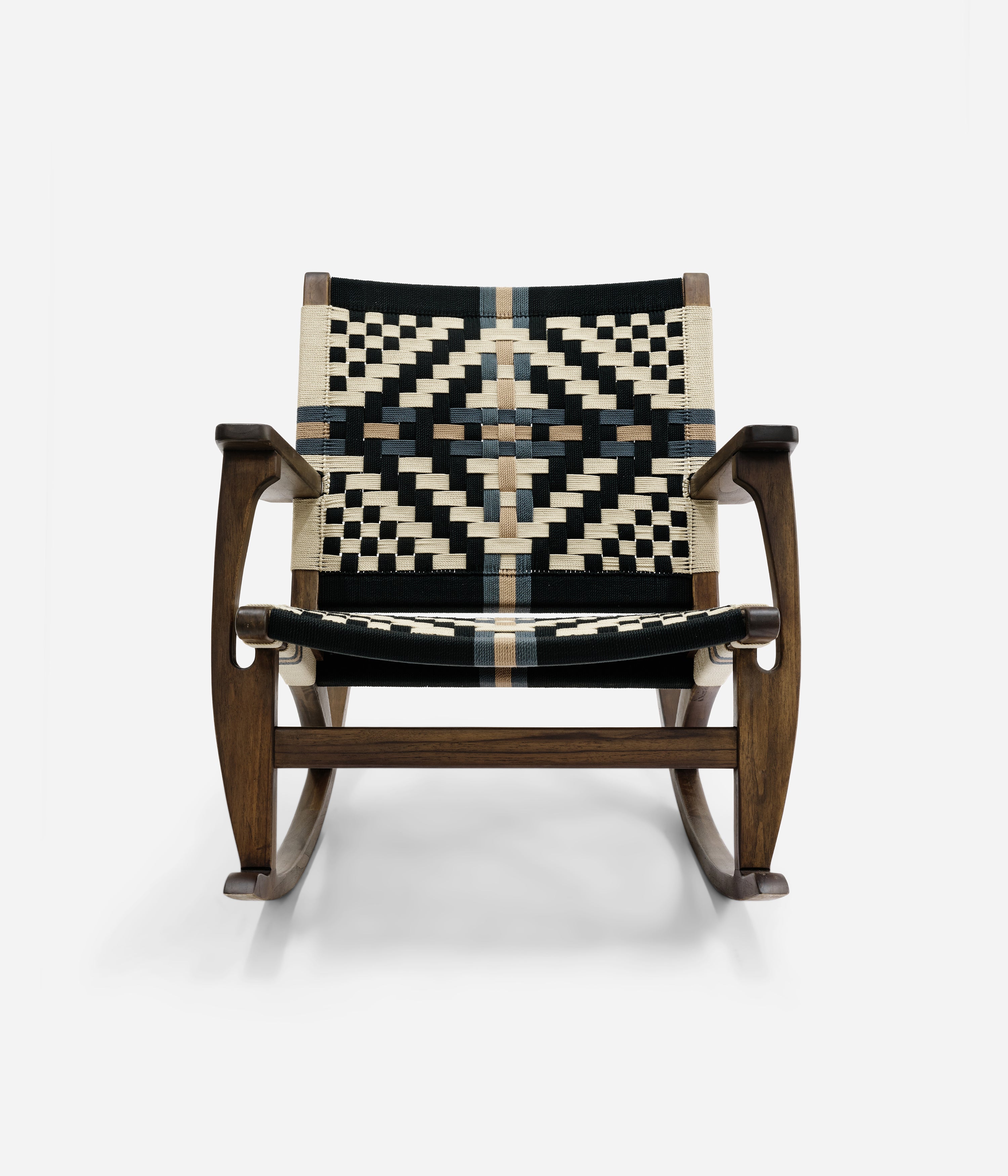 Masaya Rocking Chair | Colonial Pattern – MasayaCo Nicaragua