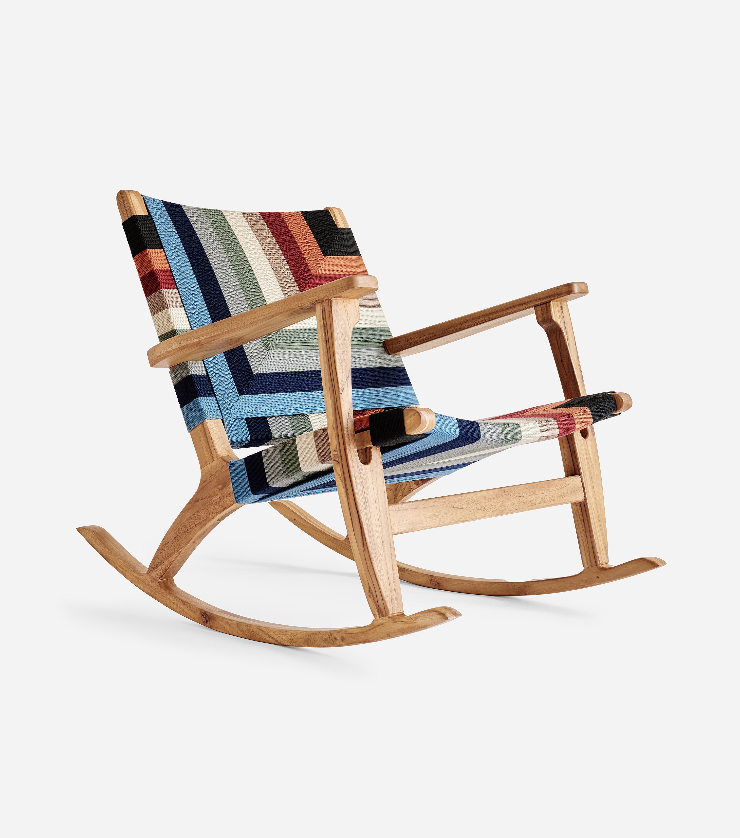 Masaya Rocking Chair Woven Vaqueano Cord | Forever Furniture by MasayaCo