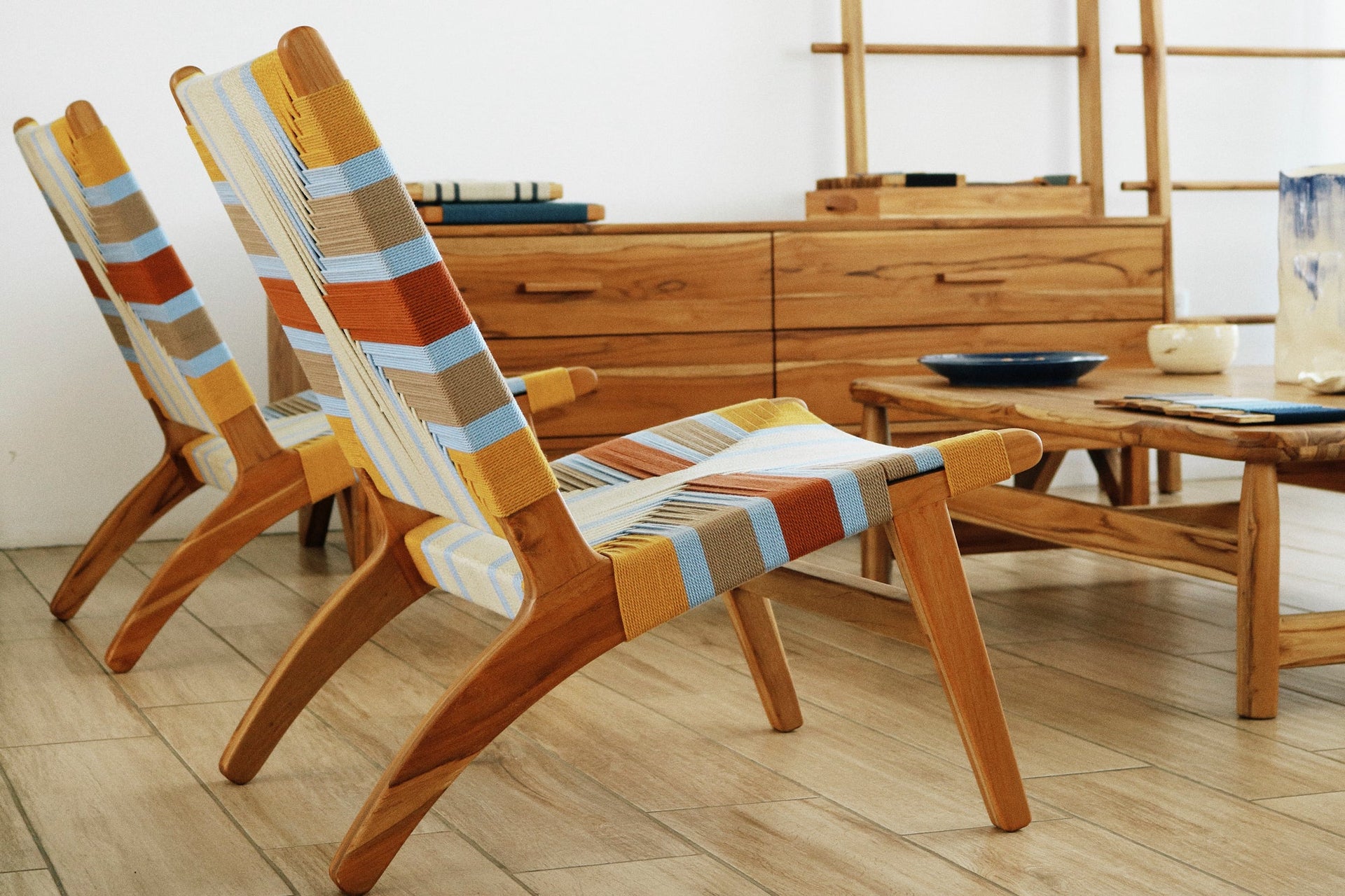 Masaya Lounge Chair | Momotombito Pattern – MasayaCo Nicaragua